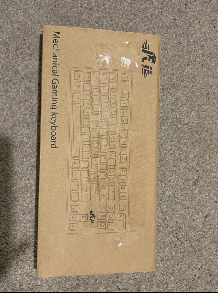 Rii RK908 7 Colour Mechanical Gaming Keyboard 87 Keys LED Backlit - UK ...