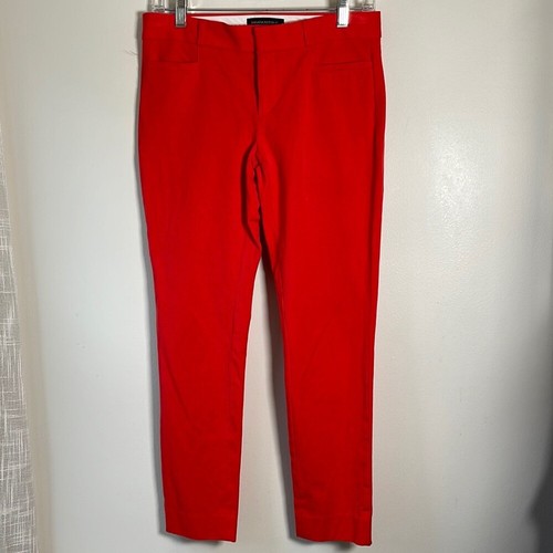 EUC Banana Republic Cherry Red Sloan Style Ankle Pants 2R | eBay