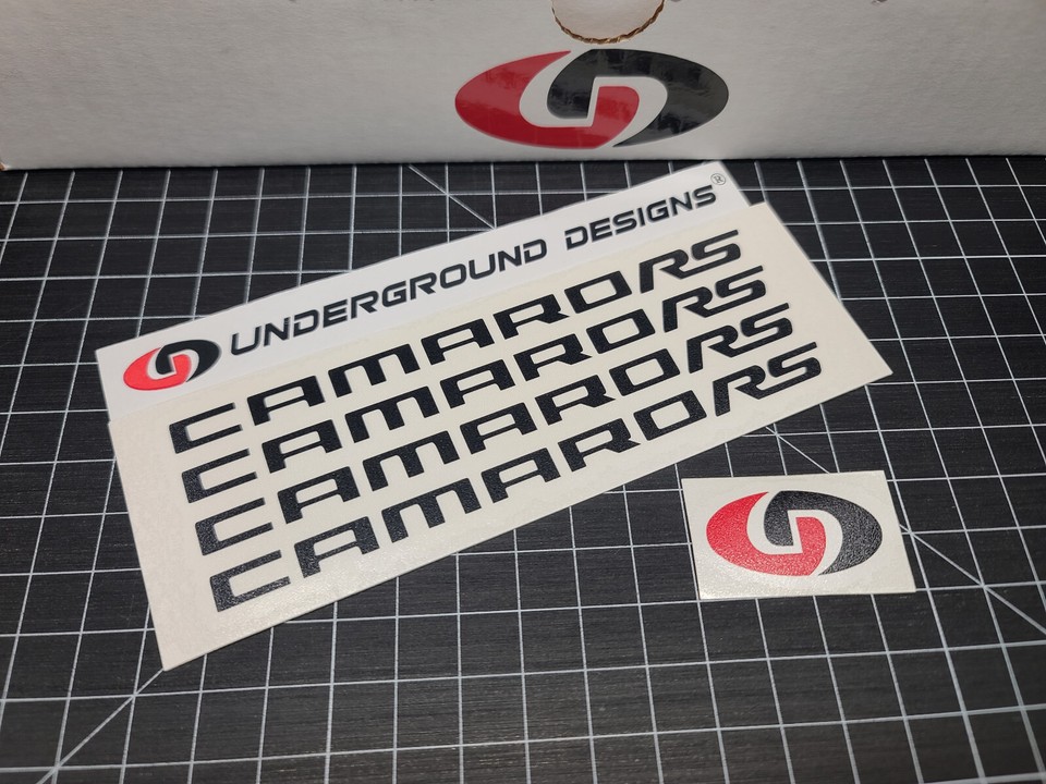 Camaro RS Decals (4pk) Racing Rally Sport 6" Accent Stickers For Chevy ...