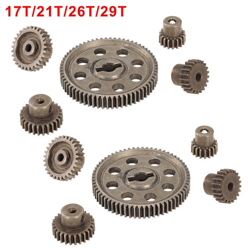 10Pcs/Set 11164 Metal Spur Diff Main Gear &Motor Pinion Cogs For HSP 1/ ...