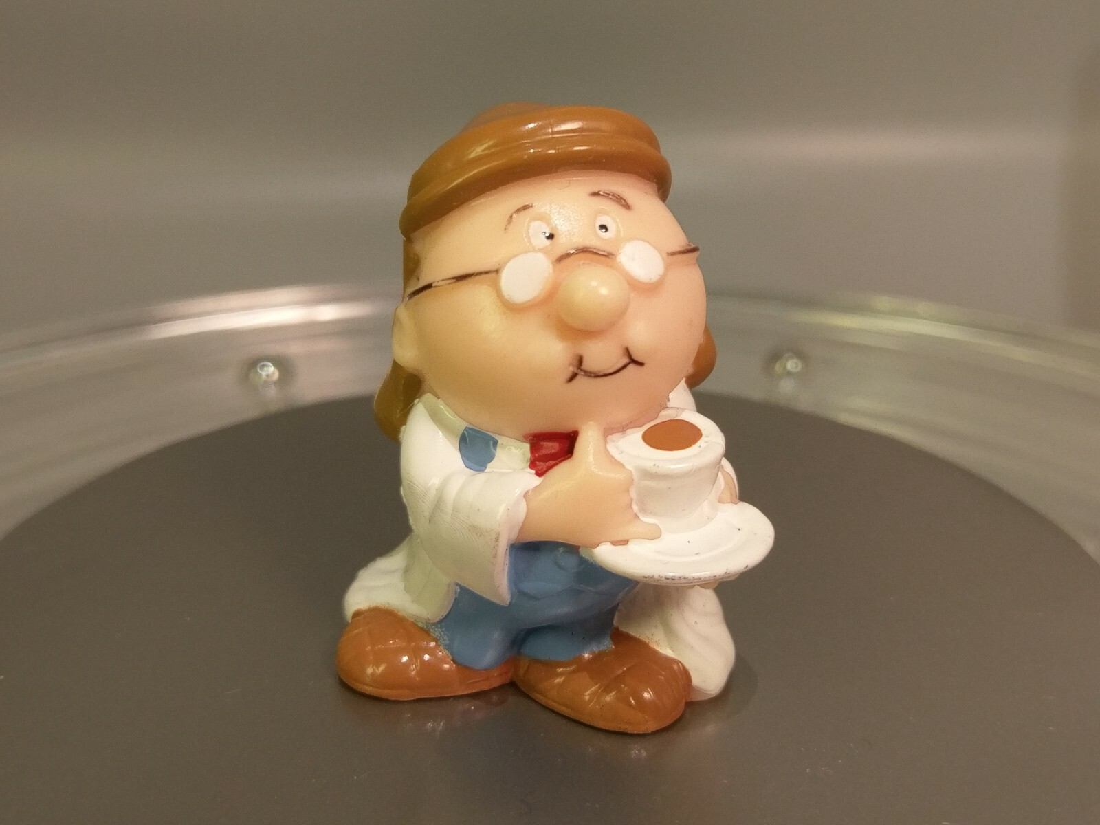 Vintage 1994 Lyons Tetley Tea Folk GAFFER 2.25" PVC Figure Advertising ...