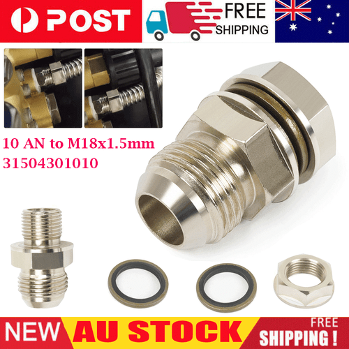 Turbocharger Oil Pan Sump Return Drain Adapter Bung Fitting AN10 to ...