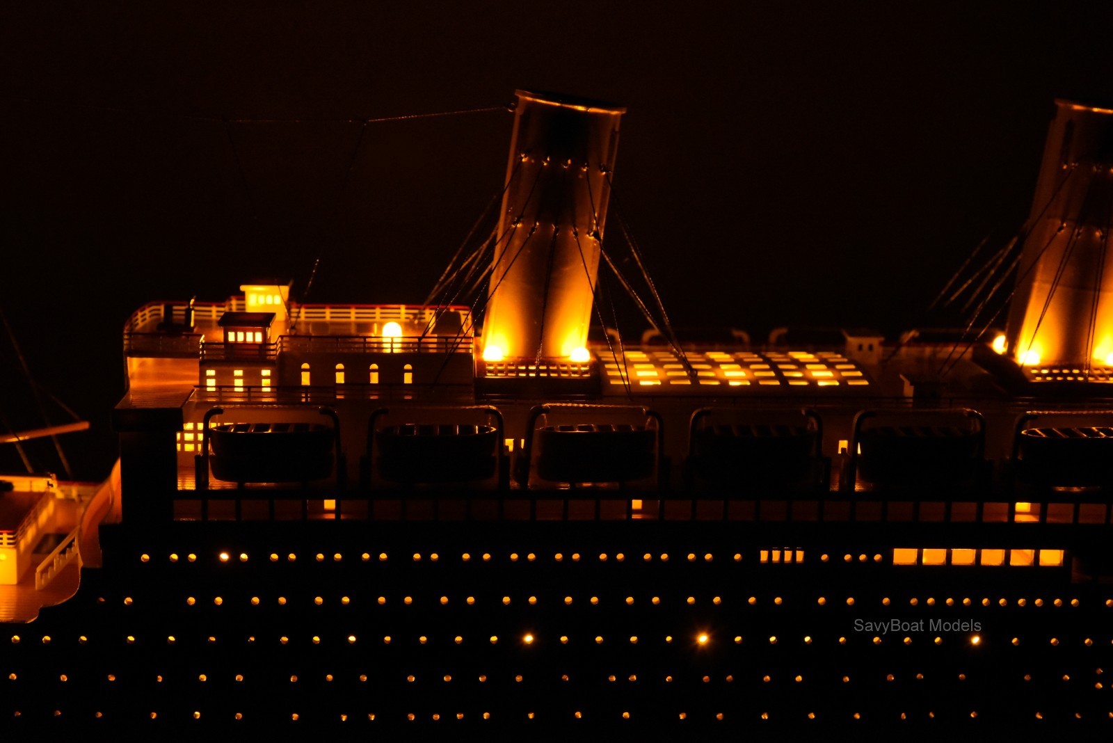 SS Imperator Ocean Liner Handmade Wooden Ship Model 38" Scale 1:285 ...