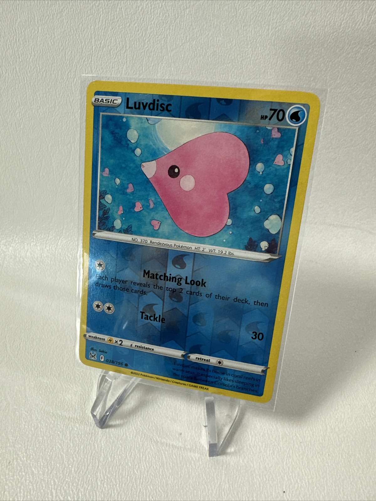 Luvdisc 38/196 Reverse Holo Pokemon TCG Card Near Mint NM | eBay