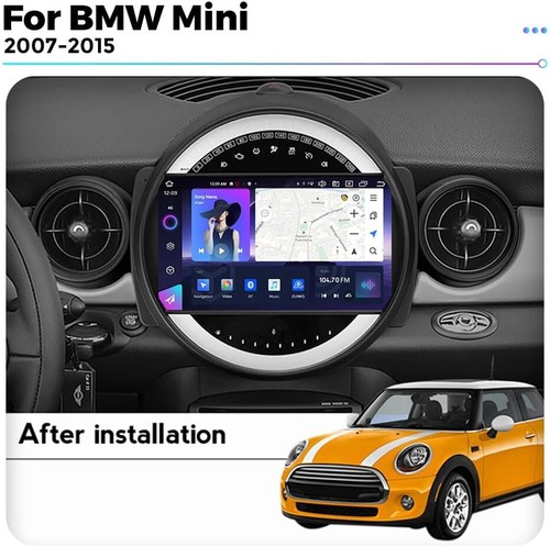 ANDROID 13 APPLE CARPLAY GPS CAR STEREO RADIO FOR BMW MINI COOPER R56 ...