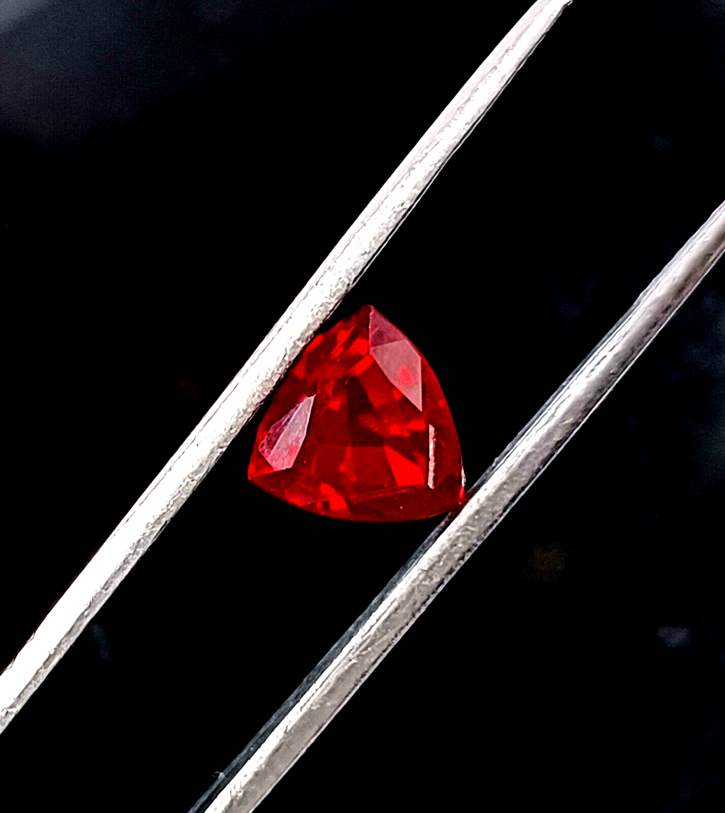 Precious 4.50 Carat Burma Red Ruby Trillion Shape Certified Loose ...