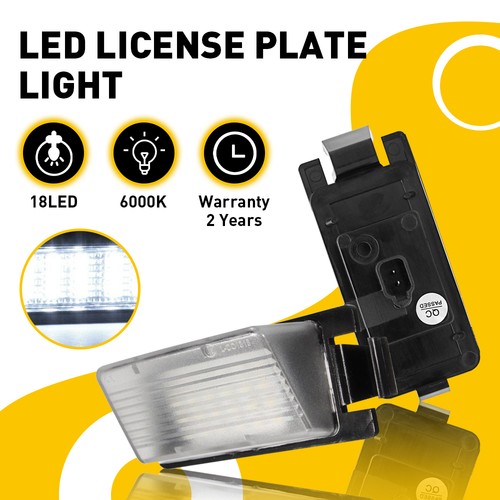 For Infiniti G25/G35/G37/Q40/Q60 White 18-SMD LED License Plate Lights ...