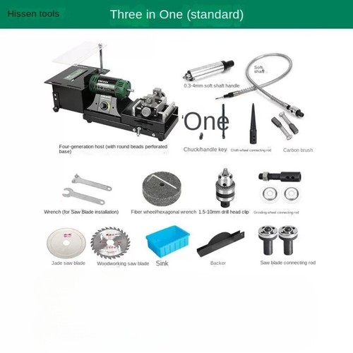 Multifunctional Small Table Grinder 1850W Jade Cutting and Grinding One ...