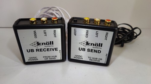 Knoll Systems Cat 5 A/V Extender Up To 500-1000 Ft / AV Sender ...
