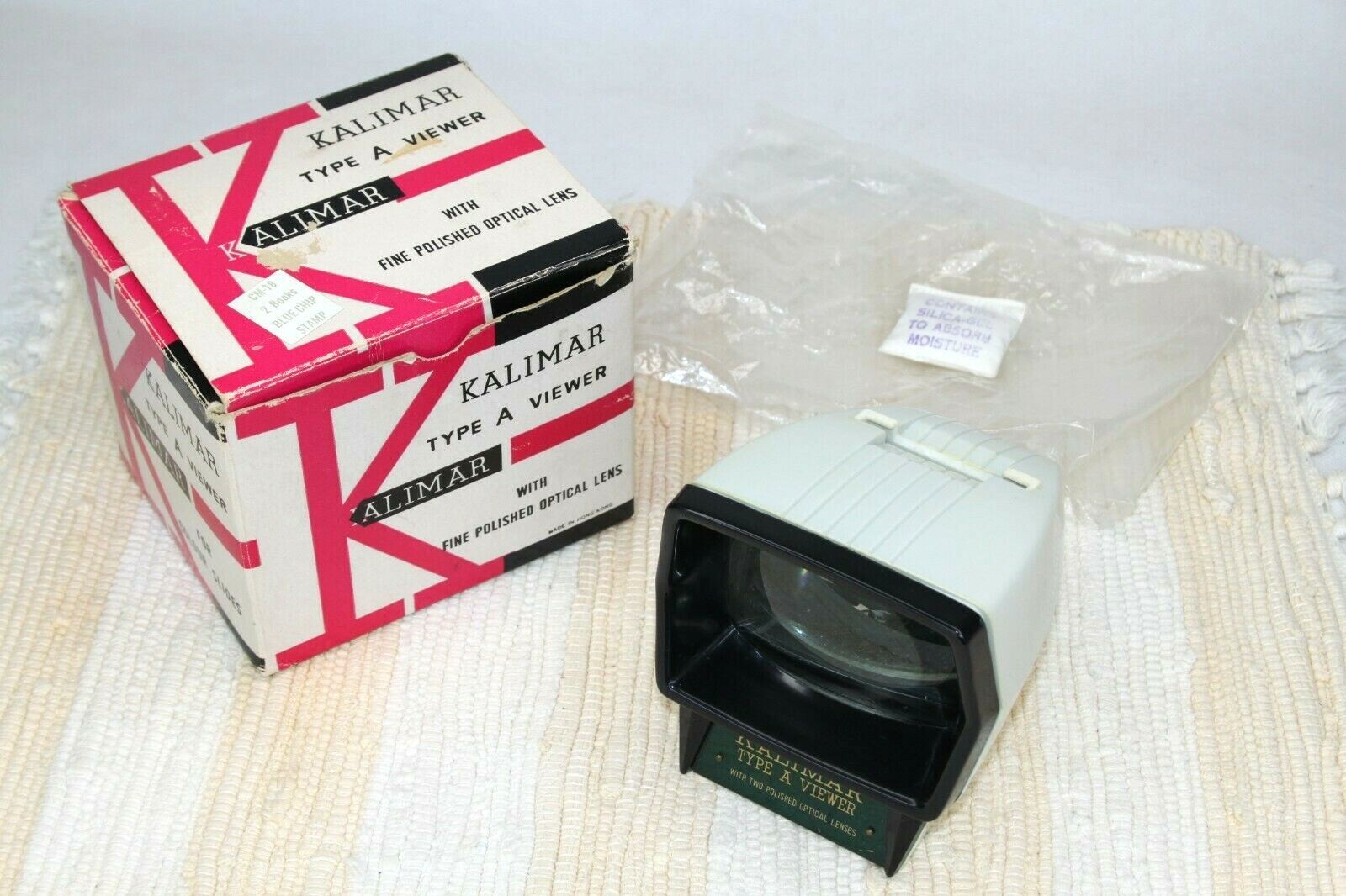 VTG KALIMAR TYPE A VIEWER COLOUR SLIDE w/FINE POLISHED OPTICAL LENS w ...