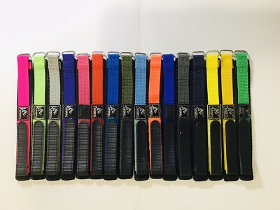 14mm Nylon Hook & Loop Grip Fastener Sports Watch Strap Band | eBay ...