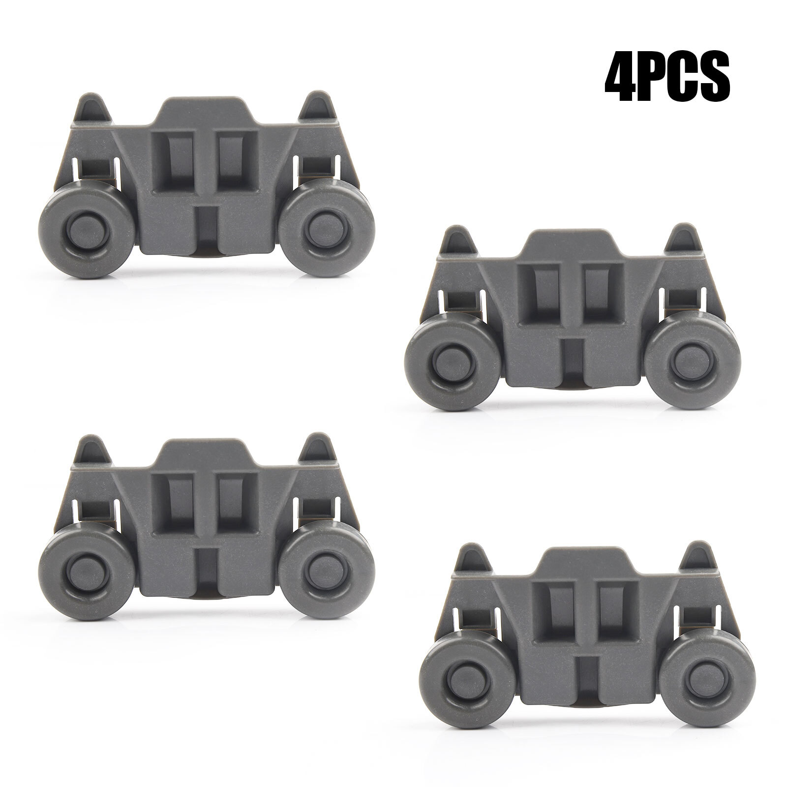 4 Pack W10195416V Lower Dishrack Wheel Assembly for Whirlpool Maytag ...