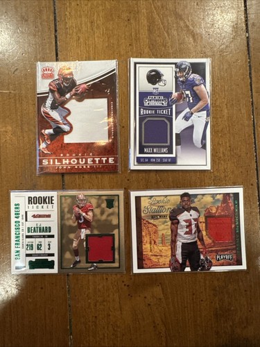 Assorted NFL Patch Card Lot Of (4) | eBay