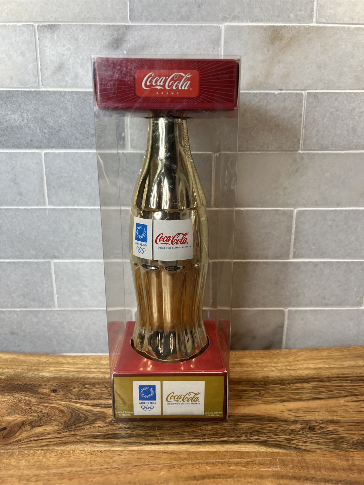 Limited Edition GOLD Coca-Cola Bottle Atlanta Eagle 1996 Olympics ...