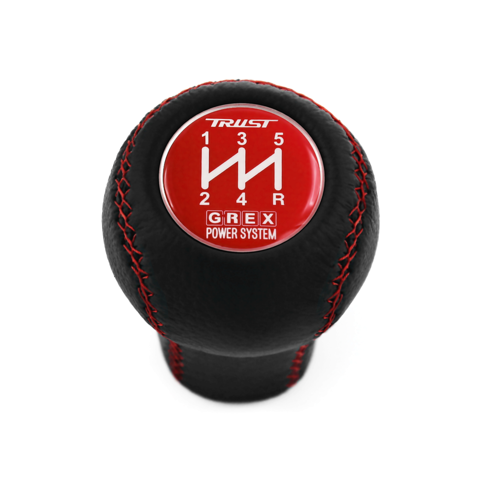MITSUBISHI TRUST RED STITCH 5 SPEED SHIFT KNOB SIGMA LANCER ECLIPSE ...