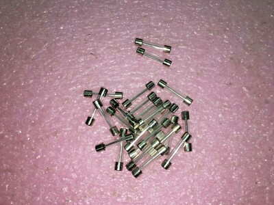 (25 PIECE LOT) 0313020.VX, 0313020.HX, 0313020.MX, FUSE GLASS 20A 32VAC ...