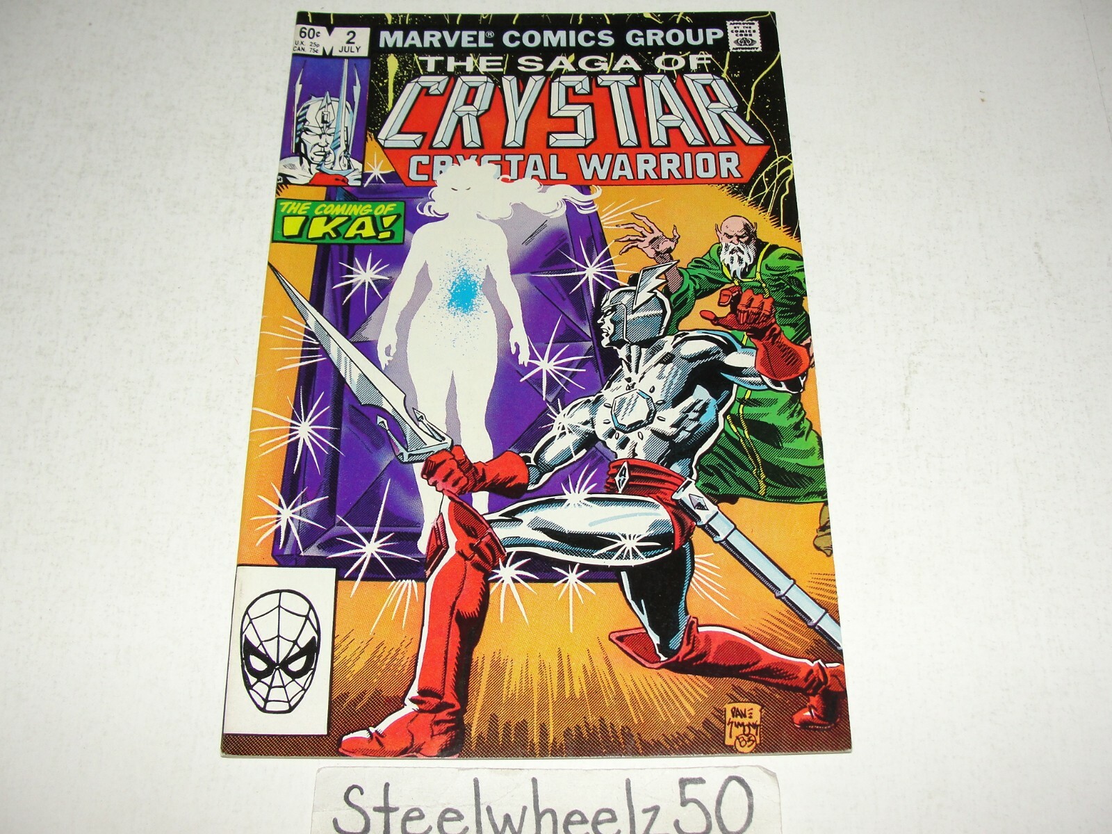 Saga Of Crystar Crystal Warrior #2 Comic Marvel 1983 Moltar Mary Jo ...