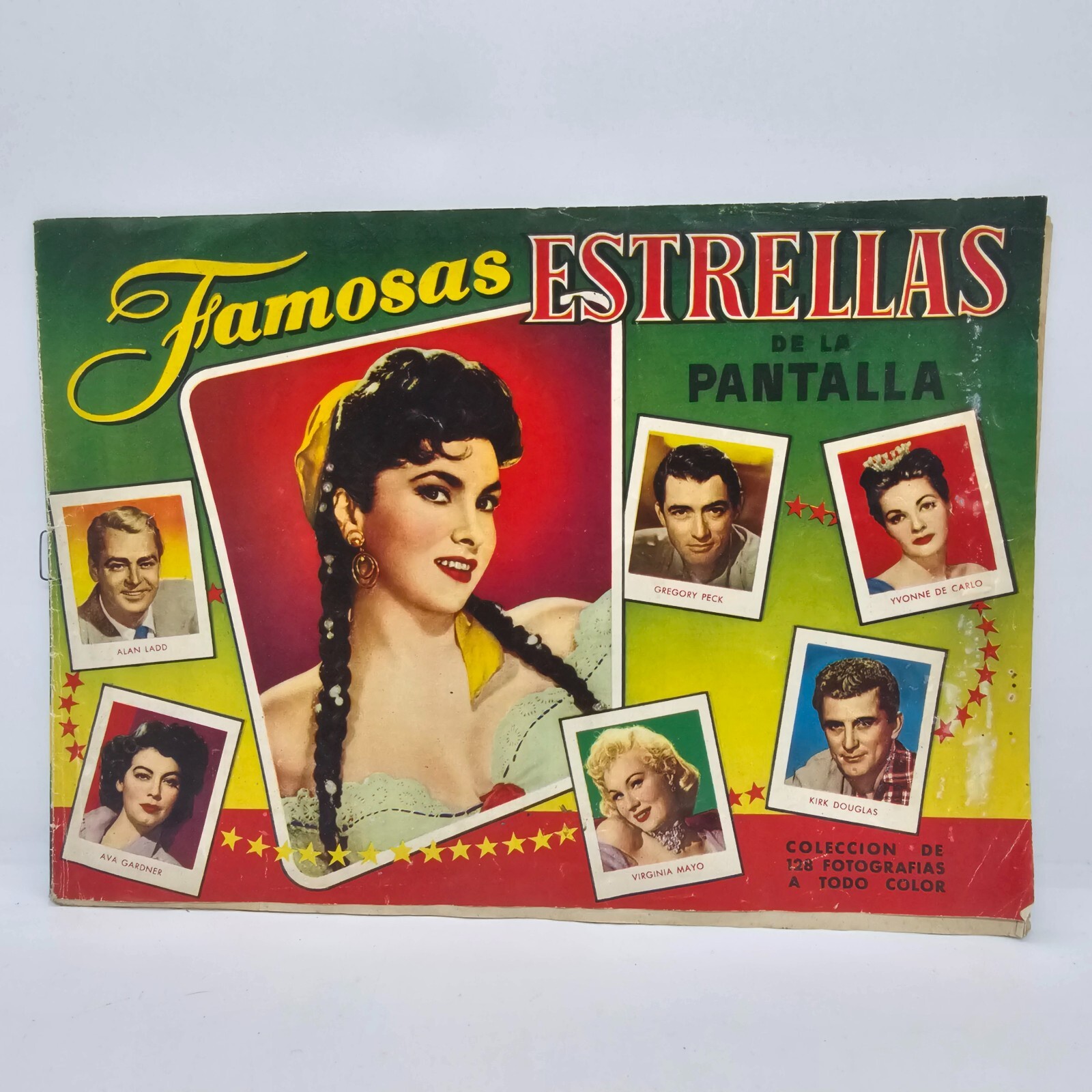 ALBUM FAMOUS SCREEN STARS (RONALD REAGAN , C. GABLE , R. BUTON ) 1950'S ...