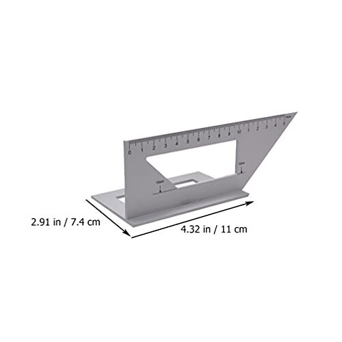Multifunctional 45/90 Degree Angle Ruler Protractors Woodworking ...
