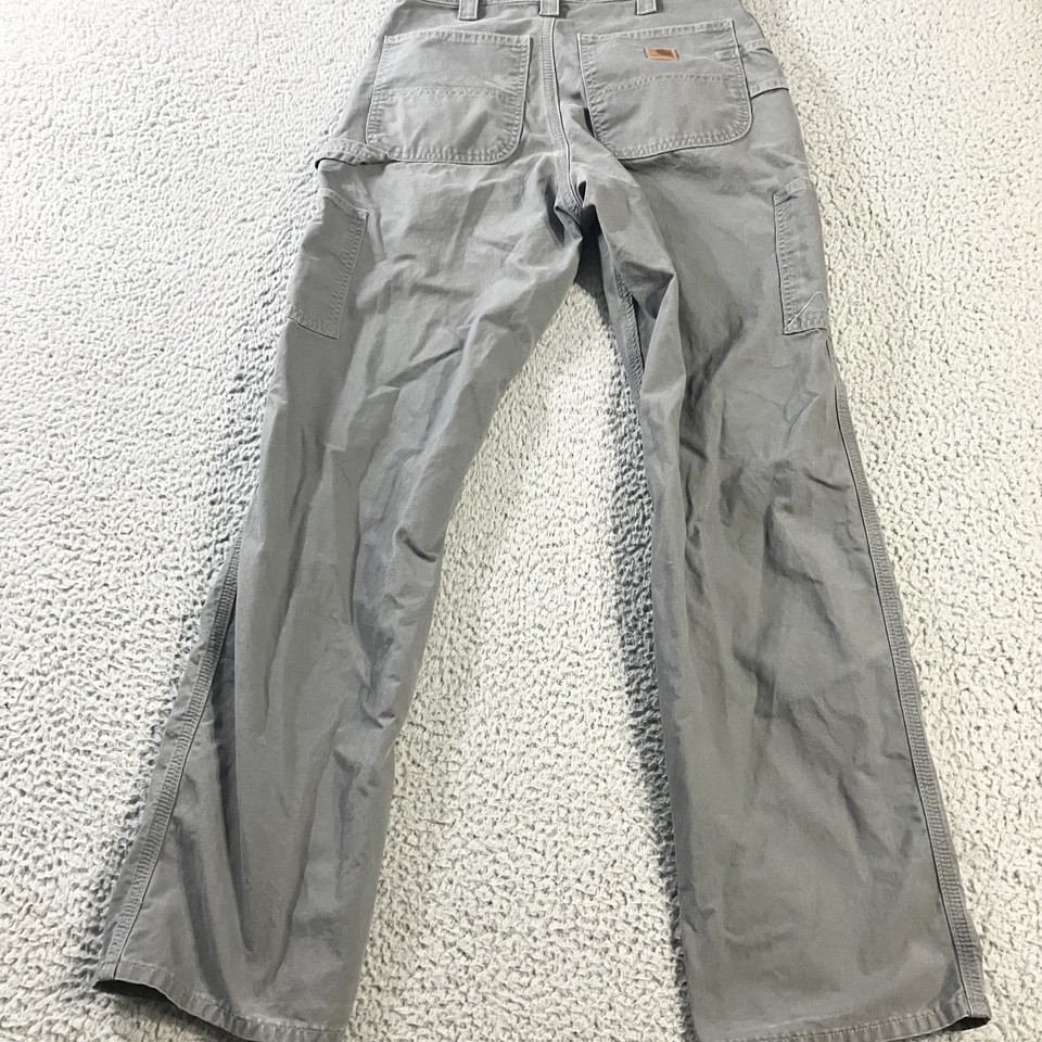 Carhartt Pants Mens 32x34 Gray B151 FAT Loose Original Fit Workwear ...