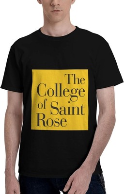 College of Saint Rose Logo Men's 150g Short Sleeve Round Neck T-Shirt ...