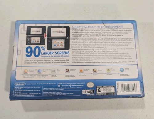 Blue/Black Nintendo 3DS XL Box Only | eBay