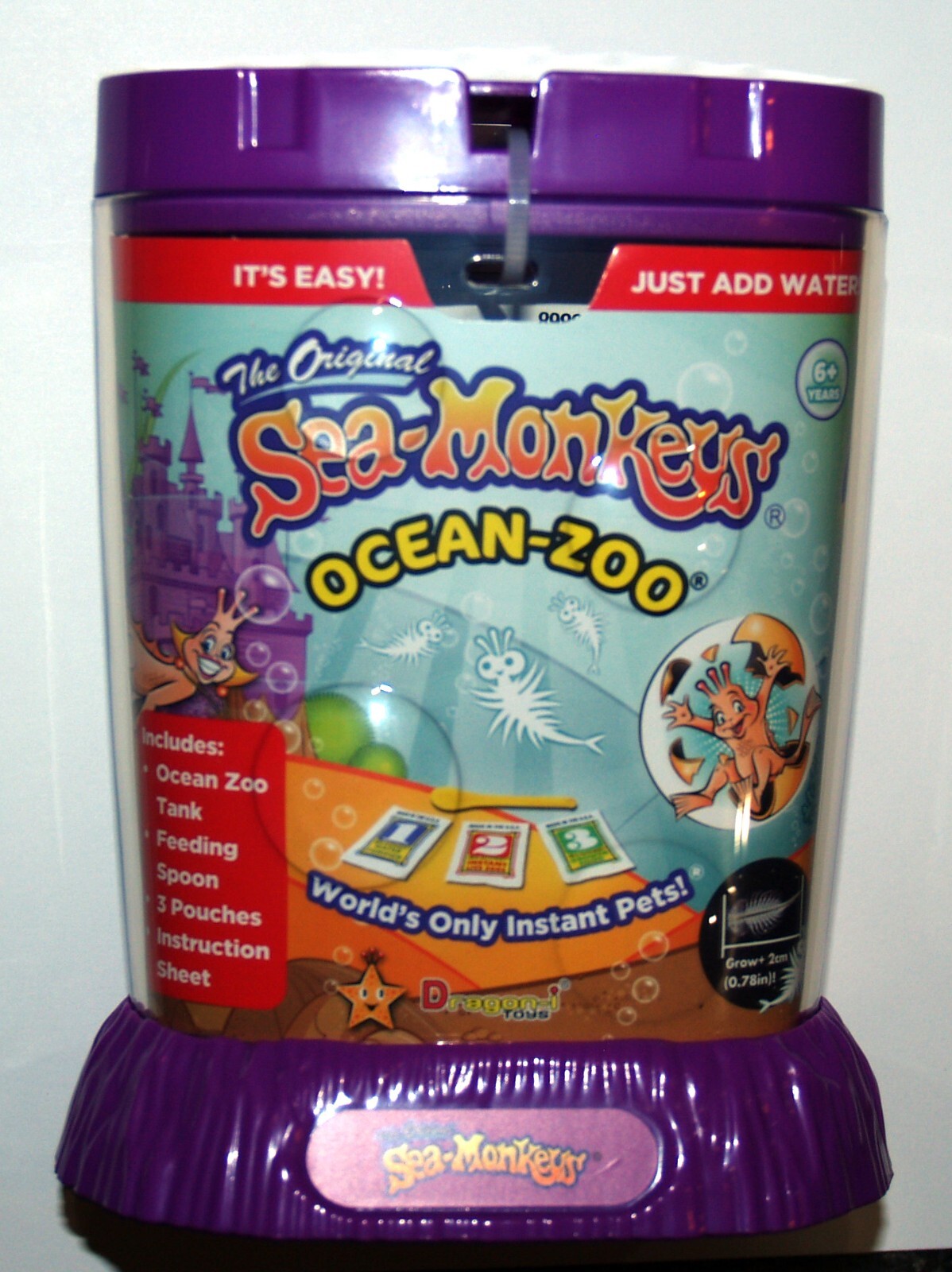 Amazing Live The Original Sea Monkeys Ocean Zoo Marine PURPLE Rare! | eBay