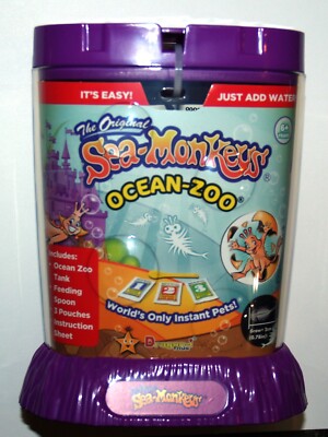 Amazing Live The Original Sea Monkeys Ocean Zoo Marine PURPLE Rare! | eBay