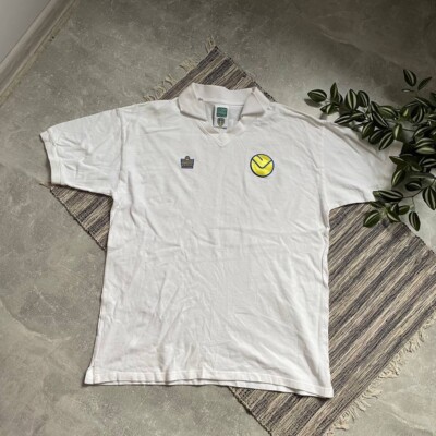 90s LEEDS LUFC ADMIRAL TEE SHIRT POLO AWAY JERSEY FIFA UEFA | eBay