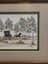 MB Frey Small Art Print Numbered 10.5" x 8.5" Horse and Carriage Wooden ...