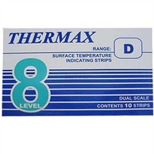 Tmc 10 Strips Thermax Temperature Label 8 Level Range D 160-199 qg | eBay