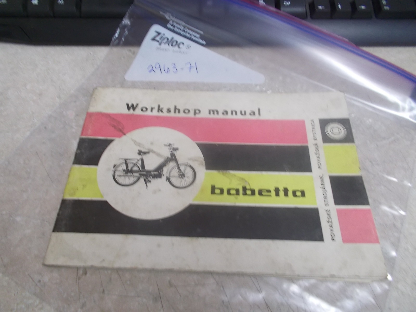 OEM Babetta Workshop Manual (Pg1-35) 1972 2963-71 | eBay