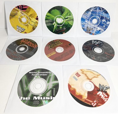 WWF Music CD Lot - WWF Anthology/WWF The Music/Aggression/Tough Enough ...