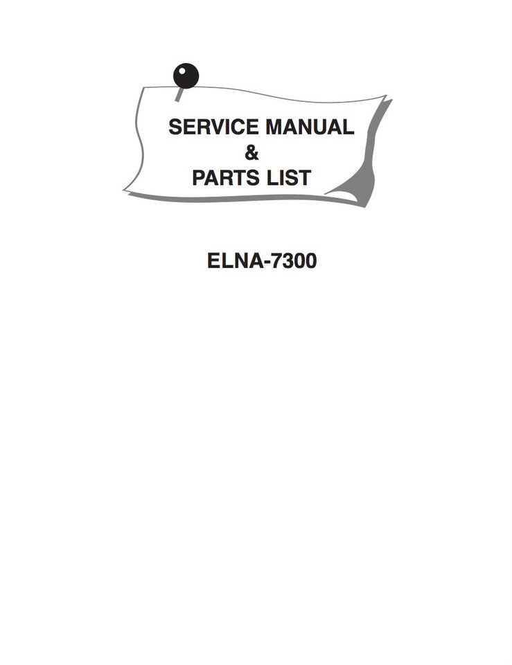 CD/PDF * ELNA 7300 Quilting Queen PRO Instructions or Service manual ...