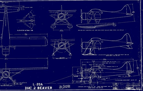 De HAVILLAND DHC-2 BEAVER BLUEPRINT PLANS ORIGINAL DVD or Download 1950 ...
