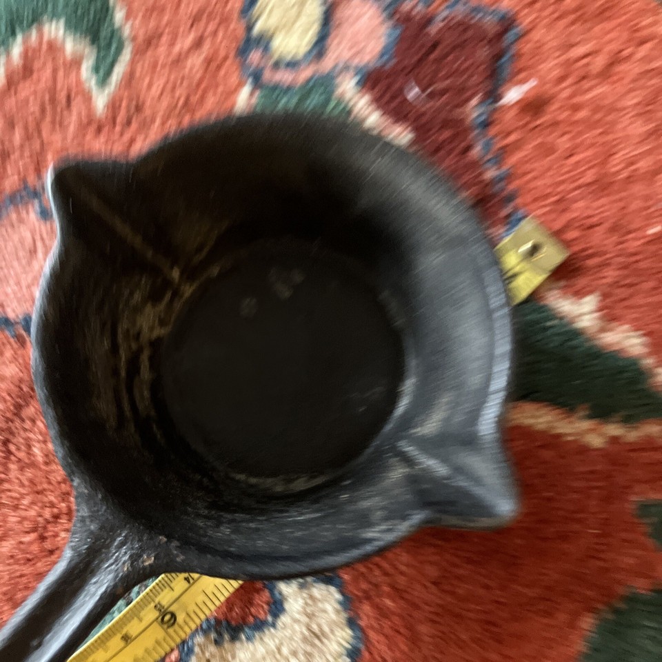 Cast Iron Wax Ladle VINTAGE Double Pour Spout Unmarked GRISWOLD ...