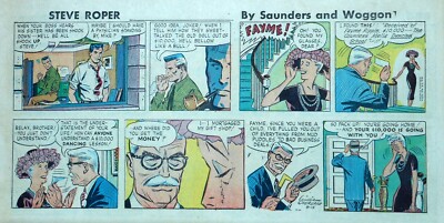 Steve Roper & Mike Nomad by Overgard - color Sunday comic page - Sept ...