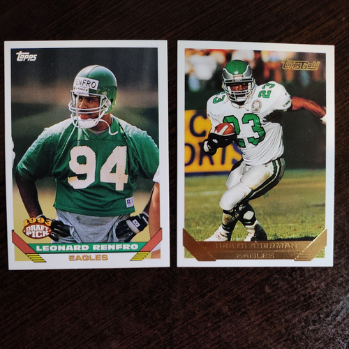 1993 Topps - Gold #20 Heath Sherman & #215 Leonard Renfro ...