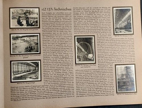 1930's Volume One Zeppelin Weltfahrten Cards Foil Complete Count Von ...