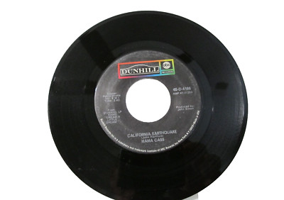 45 RECORD - MAMA CASS - CALIFORNIA EARTHQUAKE | eBay
