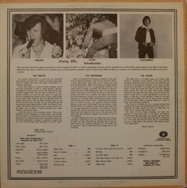 Jimmy Ellis (Orion) Debut Album Boblo Records New Mint- Sealed | eBay