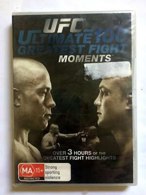 UFC - Ultimate 100 Greatest Fight Moments (DVD, 2010) PAL REGION 4 ...