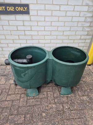 cloverleaf genesis vortex 2 bay pond filter system with rocks/ stones ...