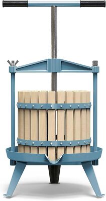 SQUEEZE master 12L/18L T Handle Fruit Apple Wine Cider Press Blue | eBay