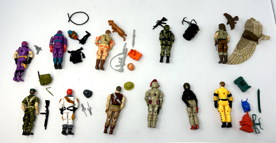 GI JOE ARAH Action Figures 11 Complete 1987-1988 Vintage G.I. | eBay