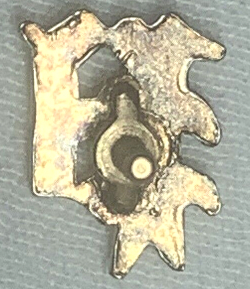 Antique Victorian Old English Gold Color* Stone Insert Monogram initial ...