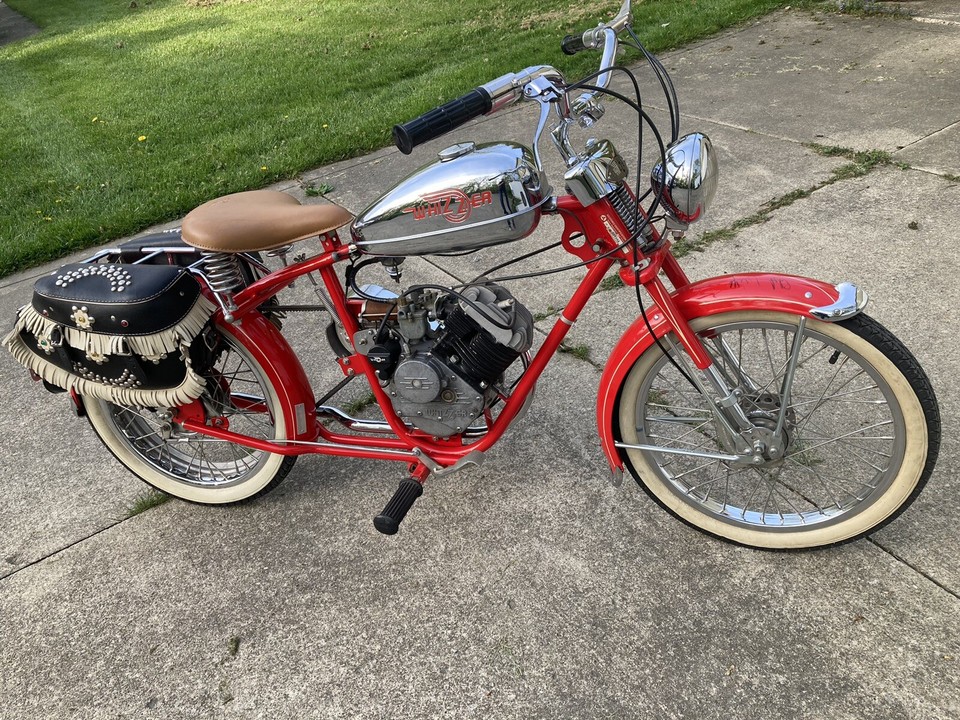 Rare Whizzer Bike Motor Bike Sportsman Completely Restored 1950-ish | eBay