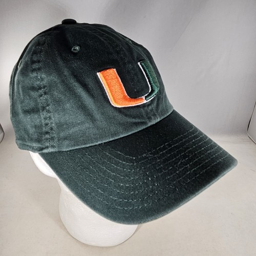 Miami Hurricanes University Of Miami Hat Football Green Orange ...