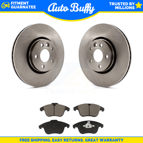 [Front] Disc Brake Rotors And Ceramic Pads Kit For 2008-2015 Land Rover ...