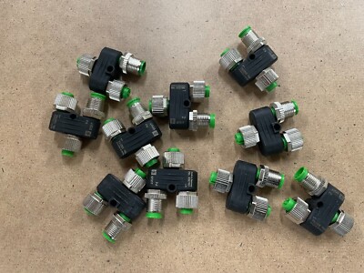 MURR electronics T-coupler M12 female/ M12 female + M12 male - 332762 ...